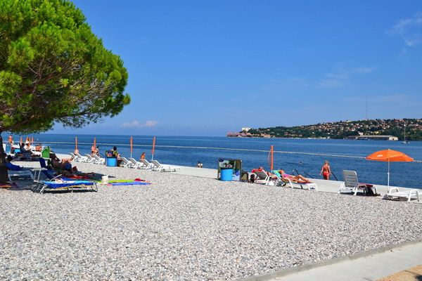 Plaža Kamp Lucija na Rtu Seča | Portorož & Piran