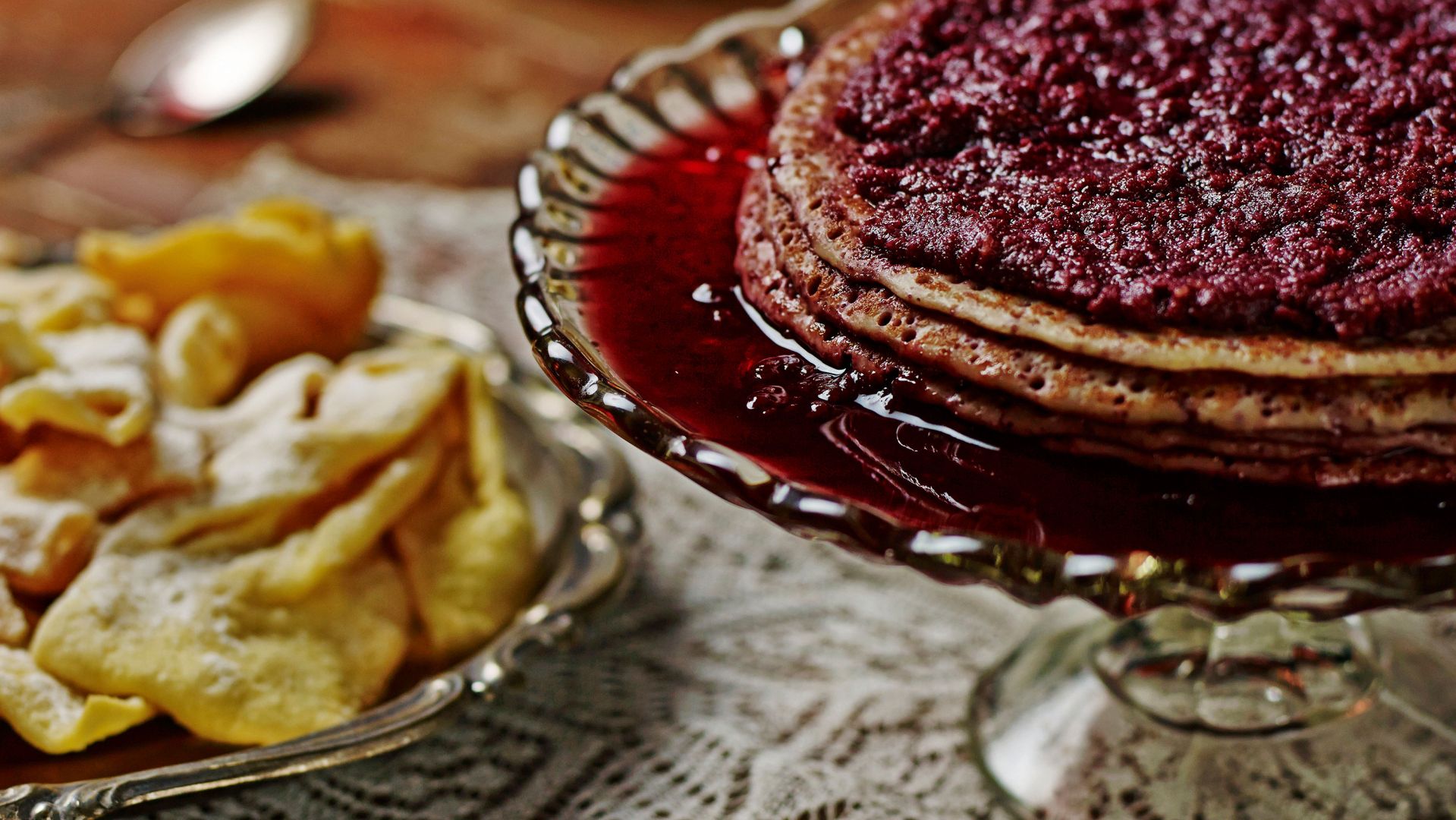 Crostoli e crespelle al refosco | Portorož & Piran